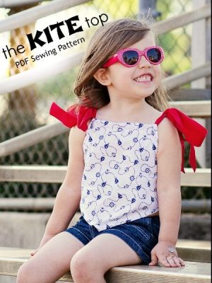 Kite Top PDF Sewing Pattern - Whimsy Couture Sewing Patterns Products