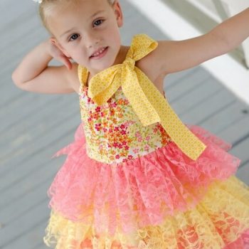 Tulle Ruffle Dress PDF Sewing Pattern