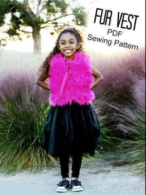 Fur Vest Sewing Pattern - Whimsy Couture Sewing Patterns Products