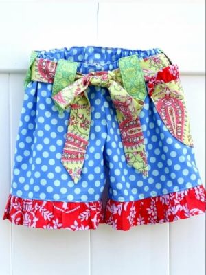Girls Shorts Sewing Pattern - Whimsy Couture Sewing Patterns Products