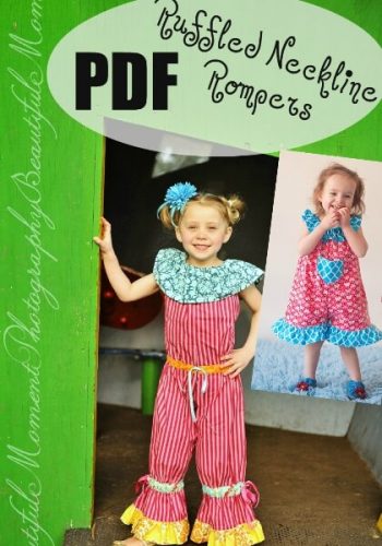 Retro Romper Sewing Pattern - Whimsy Couture Sewing Patterns Products