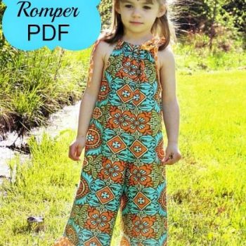 Girls Romper Sewing Patterns - Whimsy Coutue