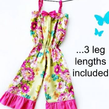 Girls Romper Sewing Patterns - Whimsy Coutue